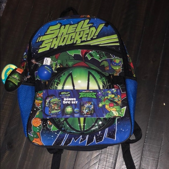Nickelodeon | Bags | Tmnt Back Pack Lunchbox Combo Nwt | Poshmark